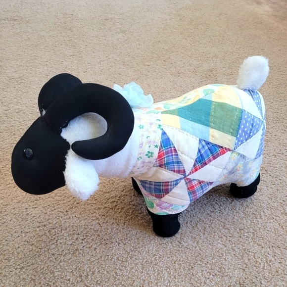 Hand Crafted | Accents | Vintage Sheep Stuffed Animal Toy Made From ...
